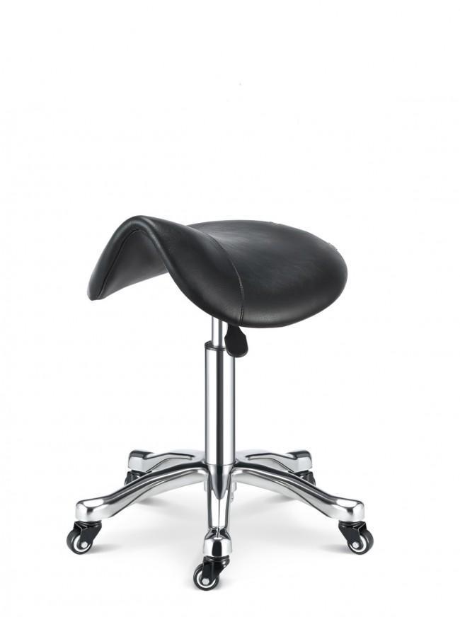Hydraulic Saddle Stool w/ Metal Base – PhysiotherapySupply